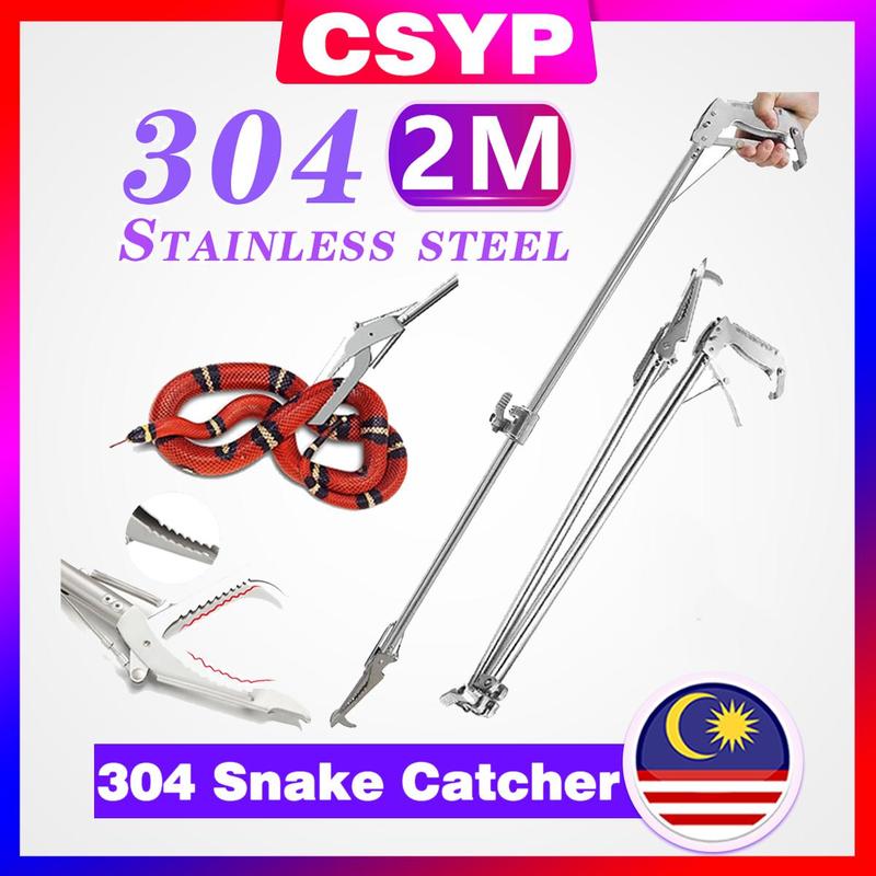 2 Meter Snake Catcher 304 Stainless Steel Snake Grabber Snak - TikTok ...