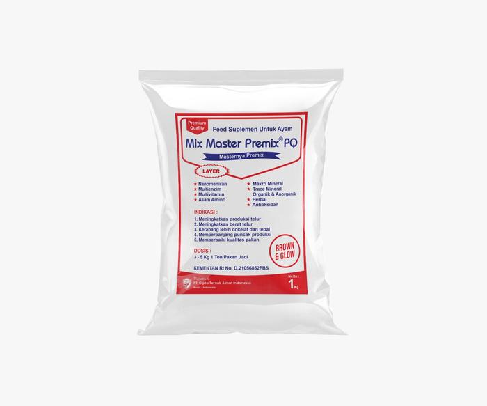 Jual MIX MASTER PREMIX LAYER PQ - Suplemen Pakan Ayam Petelur 1 KG ...