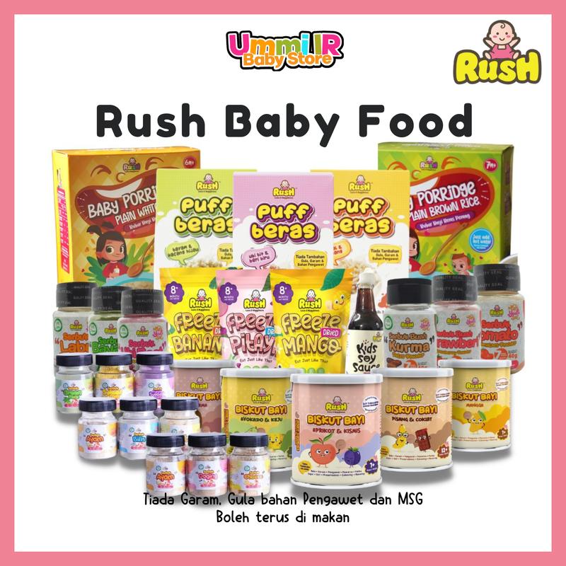 Rush Baby Food 6 bulan ke atas makanan Bayi Rice - TikTok Shop Malaysia