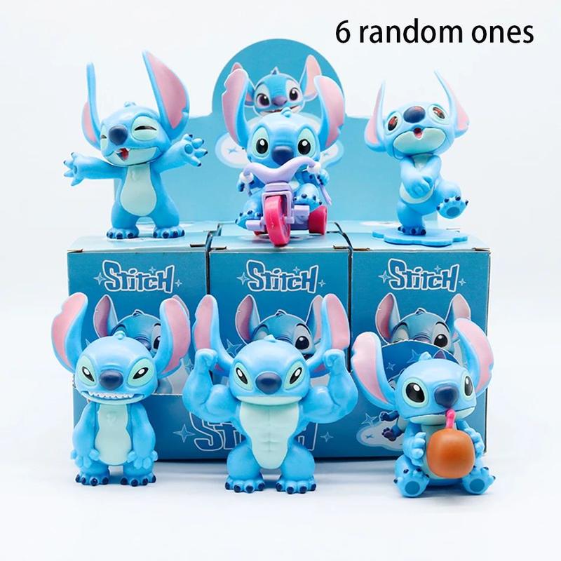Mainan Action Figure Blind Box karakter Stitch Blind Blind Box Stitch ...