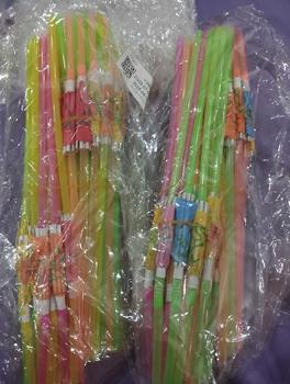 Straw Pakai Buang, 100 Keping, Reka Bentuk Payung Pelangi, Sesuai ...