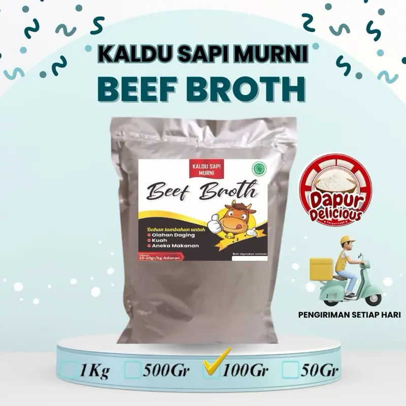 Beef Broth 100gr / Kaldu Sapi Murni / Ekstrak Sapi Murni - Shop | Tokopedia