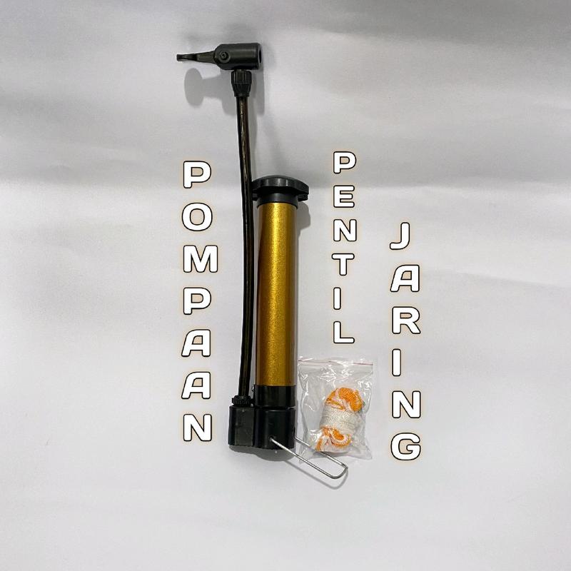 Pompaan Mini Portabel Jaring Dan Pentil Bola Alat Bantu Isi Angin ...