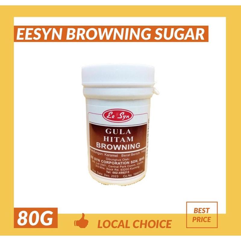 Ee Syn Browning Sugar (80g/140g) Gula Hitam Sarawak Food - TikTok Shop ...