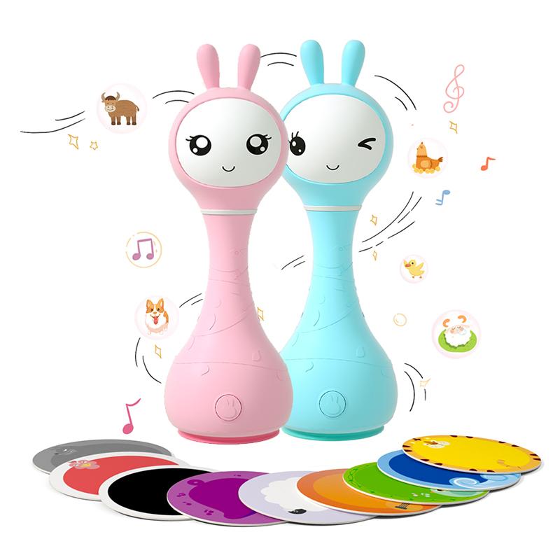 alilo Yoyo Smarty Bunny Baby Rattle Musical Light Up Toys | - TikTok ...