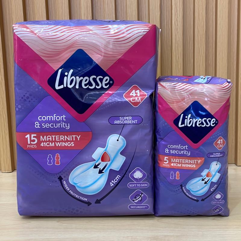 Libresse Maternity Pads Comfort and Security 41cm Wings - TikTok Shop ...