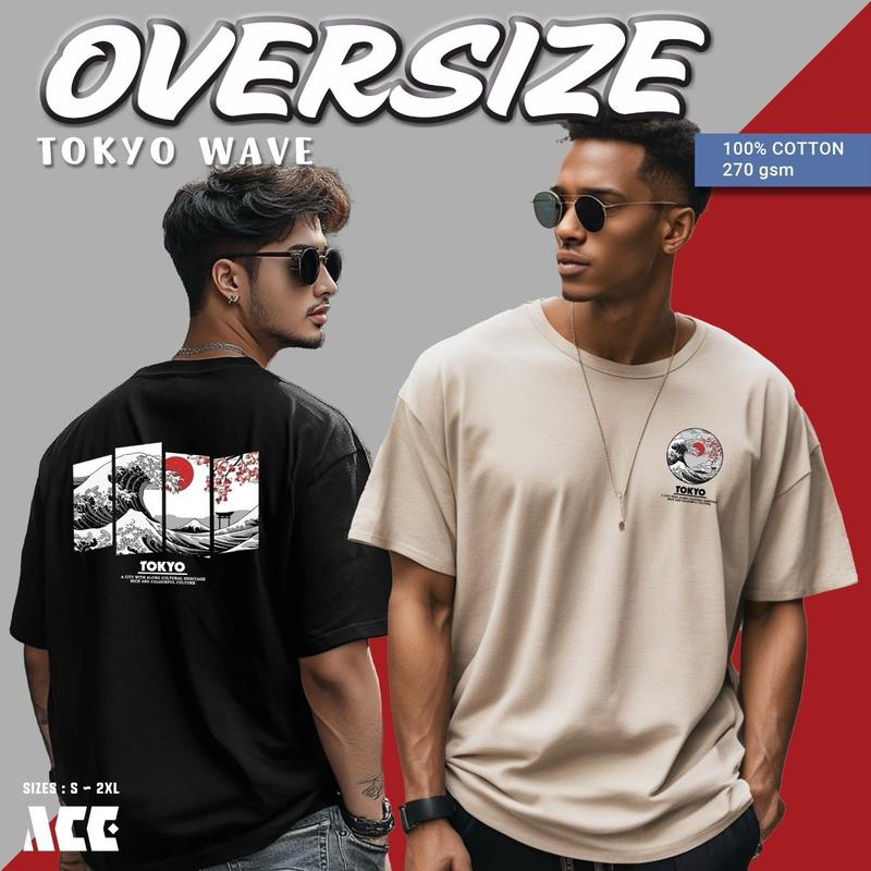 270gsm Premium OVERSIZED TOKYO WAVE EDITION*Local Seller, Ready ...