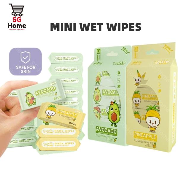 40 Packs Mini Wipe Tissue Baby Wet Mini Wipes Soft Wet Tissu - TikTok ...