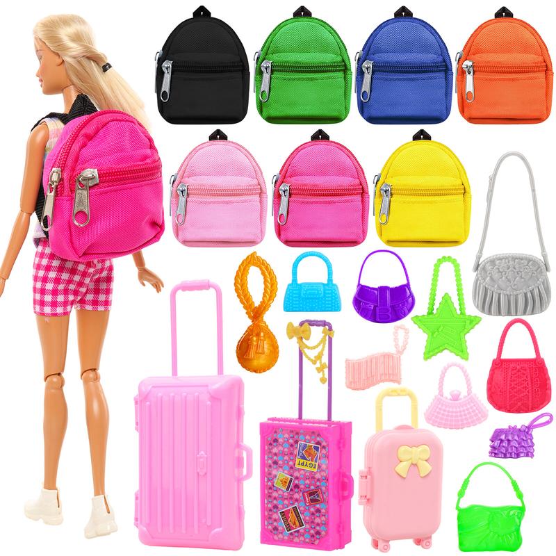 Beg galas kanvas pepejal untuk Barbie 11.8 inci, aksesori anak - TikTok ...