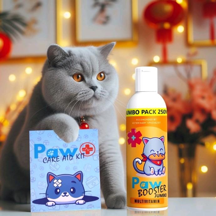 PAW BOOSTER JUMBO PACK - 250ML UNTUK KUCING SIHAT - TikTok Shop Malaysia