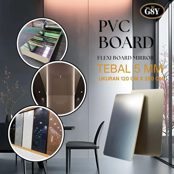 Jual PVC BOARD MIRROR & DOVE / UK 1,2m x 2.9m & UK 1,2 x 1,45m / Tebal ...