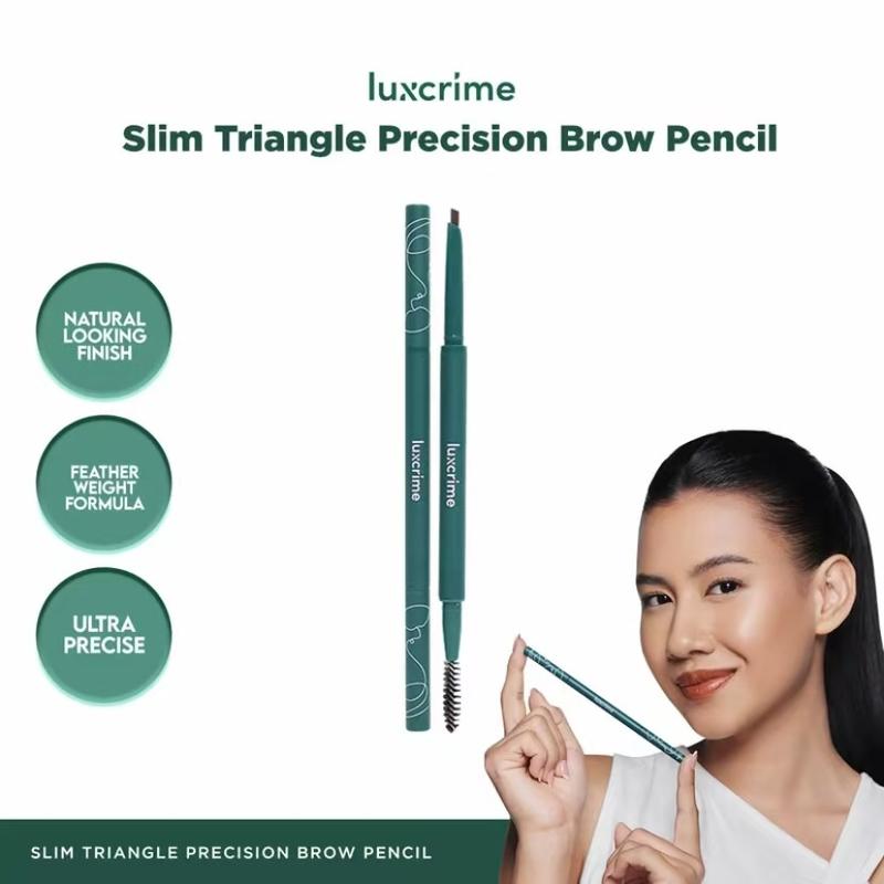 Luxcrime Slim Triangle Precision BrowPencil-Pensil Alis Waterproof ...