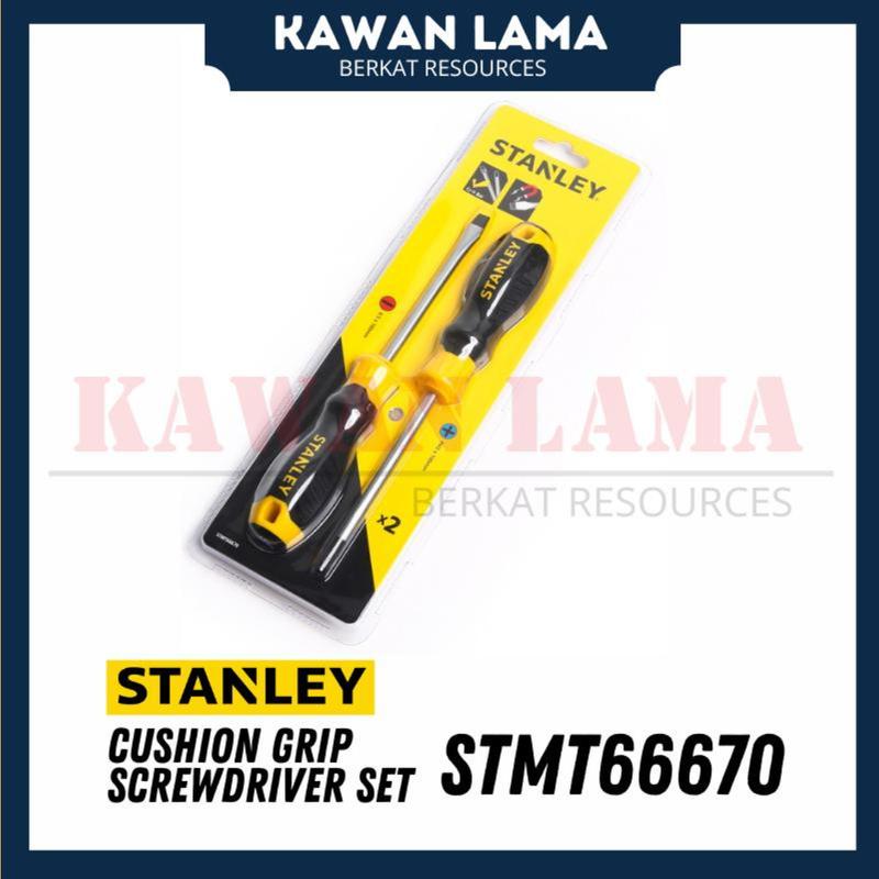 [100% ORIGINAL] STANLEY CUSHION GRIP SCREWDRIVER SET - 2PCS (STMT ...