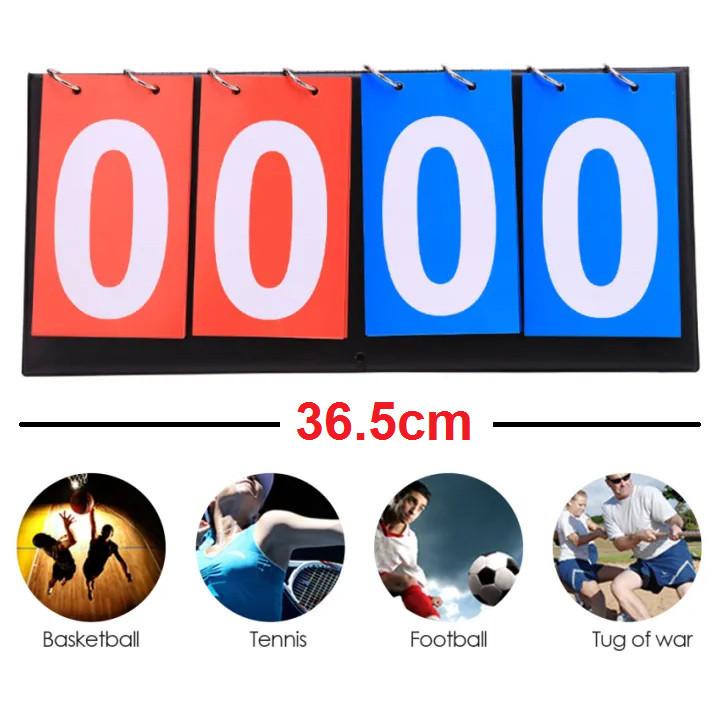 36CM Papan Skor Portable Papan Skor Score Board 4 digit Permainan ...