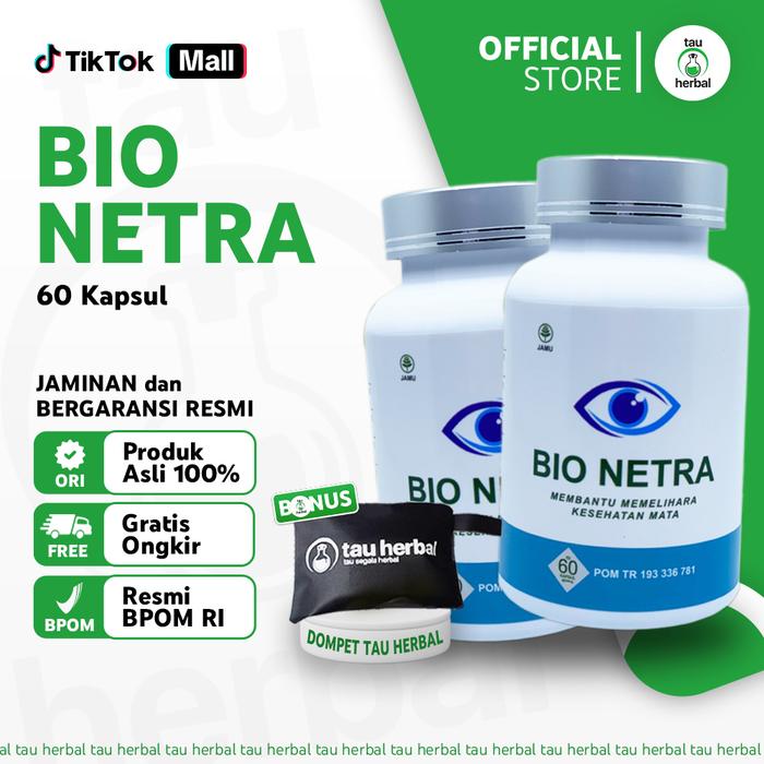 Promo BIO NETRA ASLI ORIGINAL OBAT MATA KAPSUL HERBAL TRADISIONAL HALAL ...