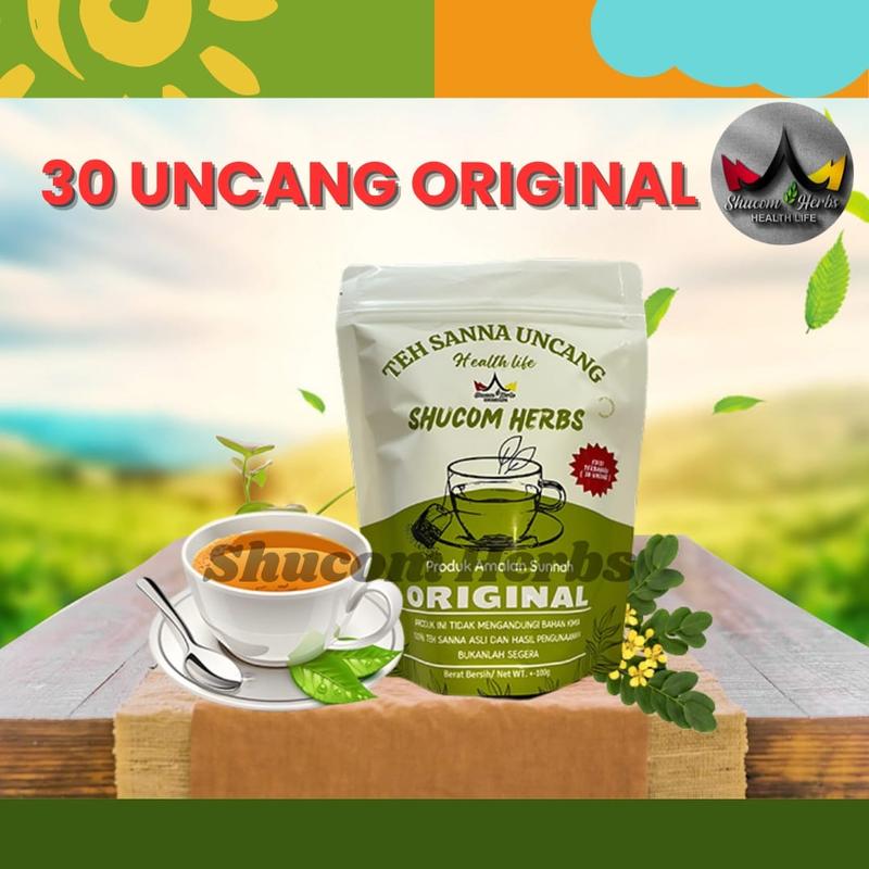 Tea 30 Uncang Original Teh Sanna Rendah Lemak 1 uncang beratnya ...