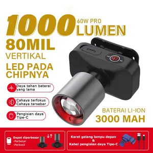 Acciaiie 1000 Lumen Senter Kepala 150 Watt Untuk Mancing Led Super ...