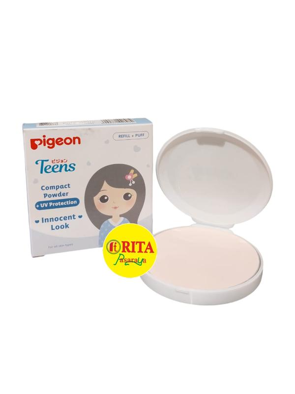 Pigeon Teens Compact Powder Innocent Look Refill + Puff - RITA - Shop ...