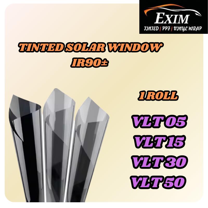 TINTED SOLAR WINDOW IR90± (VLT 5/15/30/50) ( 1 ROLL ) - TikTok Shop ...