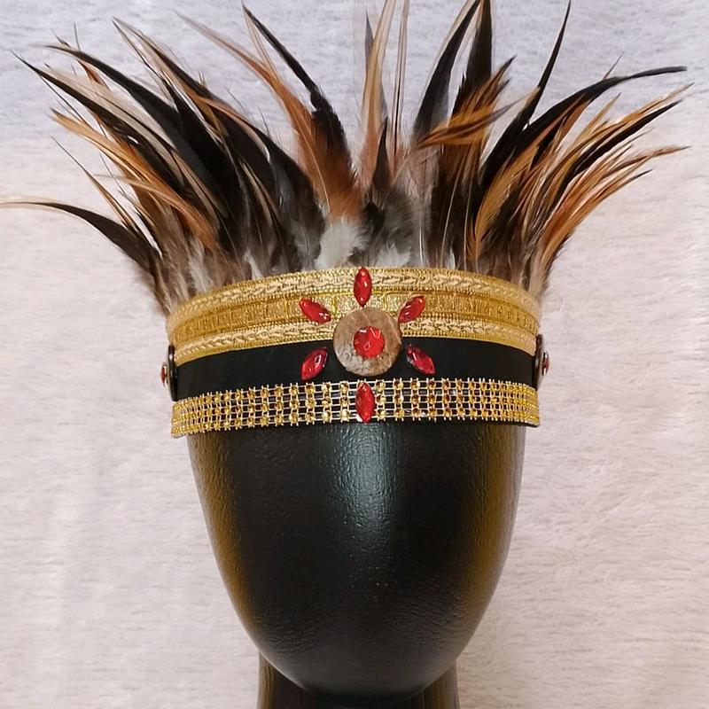 mahkota topi dayak kalimantan premium hiasan kepala adat nar - Shop ...