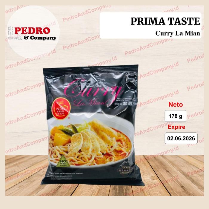 Jual Prima taste Singapore Curry La Mien 178 gr instant noodle rasa ...