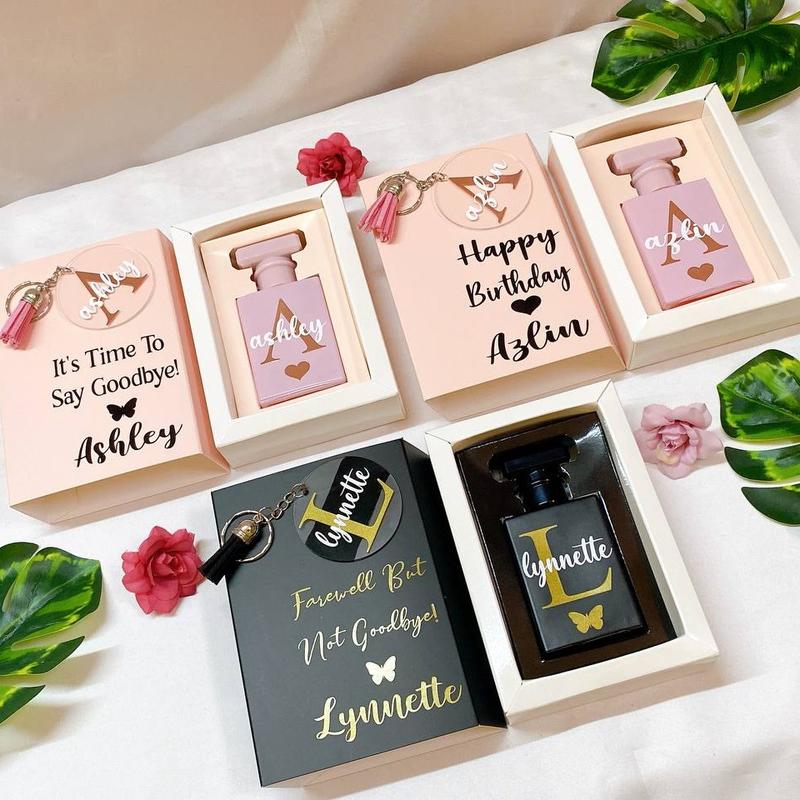 Custom Gift Set Perfume | Bridesmaid Gift | Birthday | Farewell ...