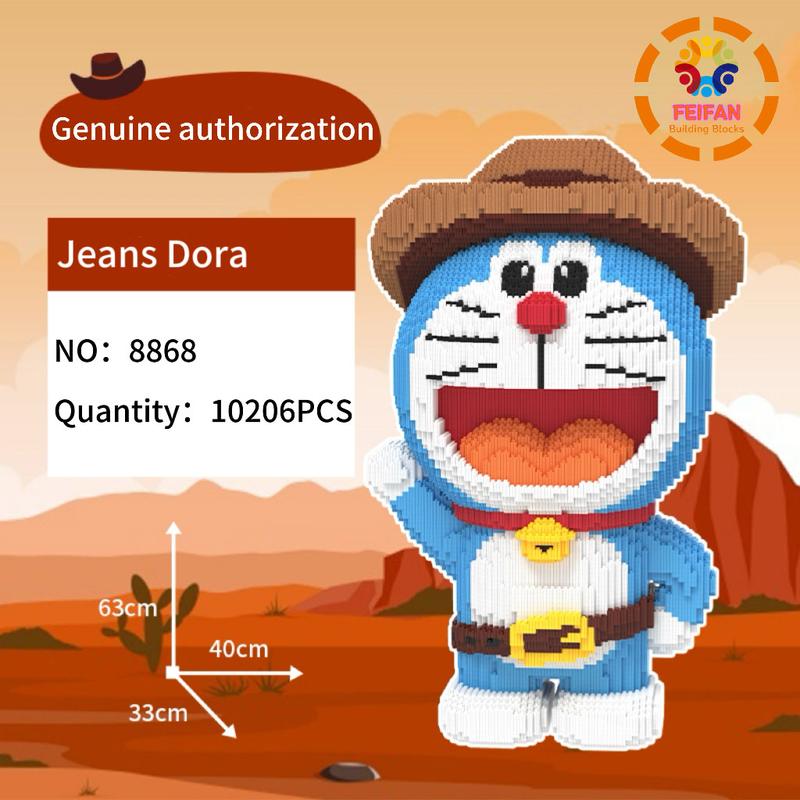 DIY Jeans Dora Building Blocks / Assembly Bricks toy/family ...