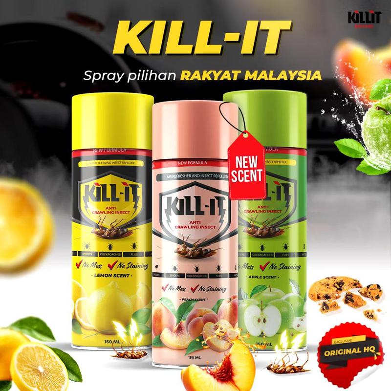 READYSTOCK KILL IT SPRAY LIPAS KERETA KILLIT LIPAS SPRAY SERANGGA ...