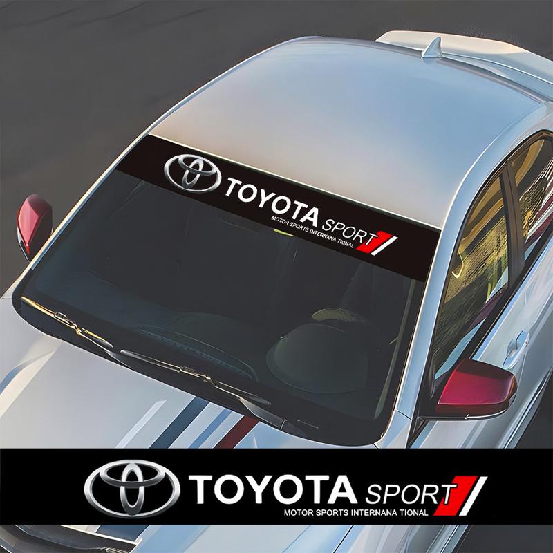 Car Windshield Sticker for Toyota Camry Corolla Tacoma Hilux - TikTok ...