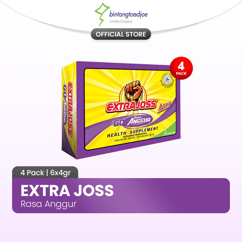Extra Joss Anggur 4 Pack (24 sachet) - Shop | Tokopedia