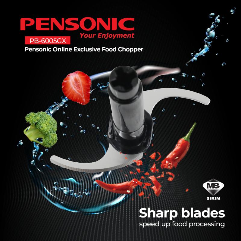 Pensonic Food Chopper Mini Food Processor Pemproses Makanan 1L Hygienic ...