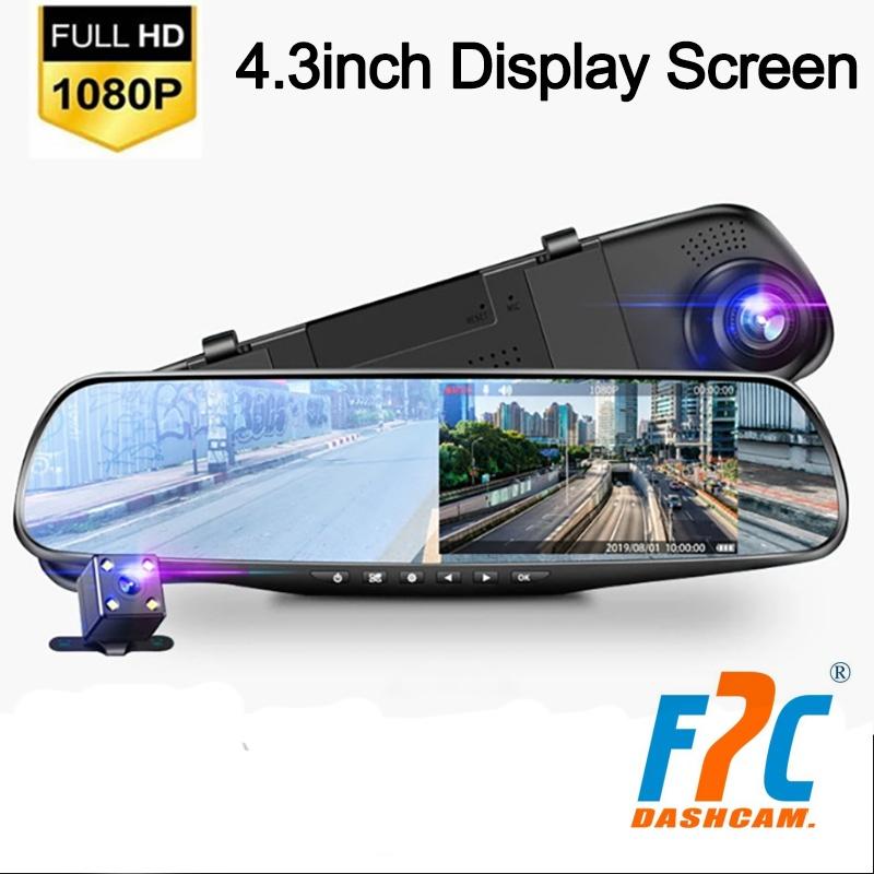 Perakam Video Cermin, D18, 4.3 inci, 1080P, Kamera Dash Cam, - TikTok ...