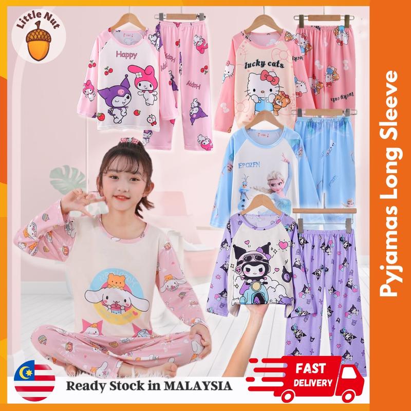 Cute Kuromi Pyjamas Kids Girl Cartoon Printing Nightwear baj - TikTok ...