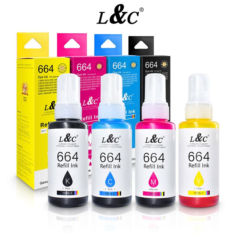 L&C Dye Ink Compatible For Epson 664 Ink Dye Refill Continue - TikTok ...