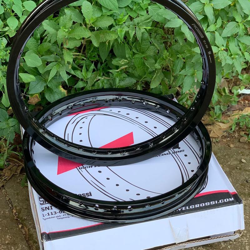 (BISA COD)Velg ROSSI ORIGINAL WX KOTAK RING 17 Hitam Glossy - Shop ...