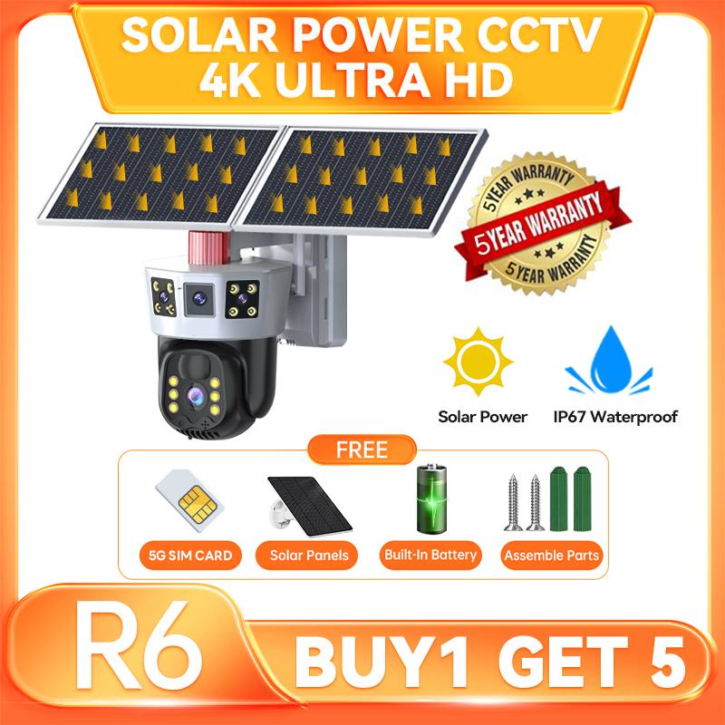 【Extra Solar Panel】Uneed Vision-Solar Outdoor CCTV Wireless Camera360 ...