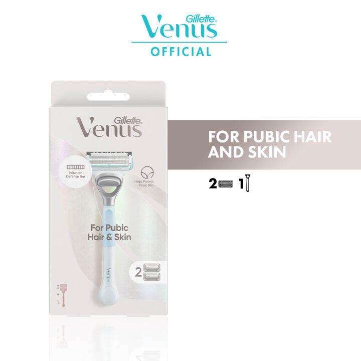 Gillette Venus For Pubic Hair & Skin Women's Razor Handle + - TikTok ...