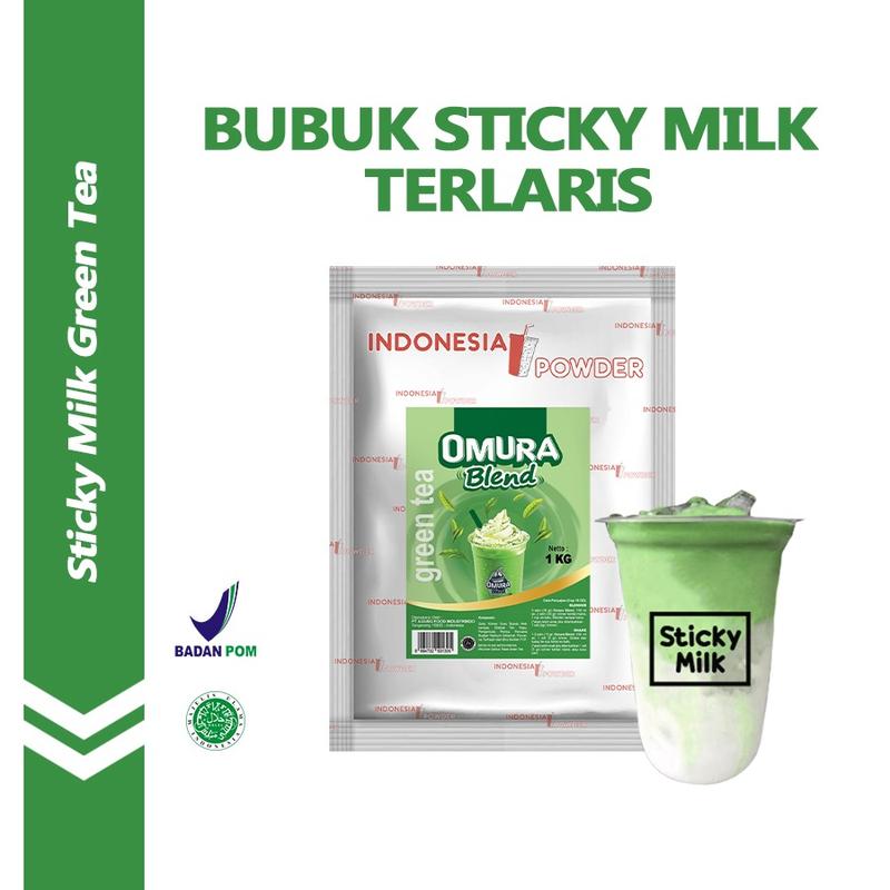 Bubuk Minuman Es Sticky Milk Premium Rasa Matcha / Green Tea - Shop ...