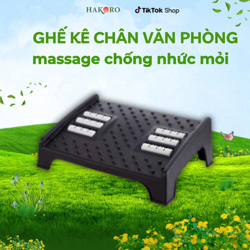 Ghế Kê Chân Văn Phòng Có Con Lăn, Ghê Gác Chân Chống Mỏi Châ - TikTok ...
