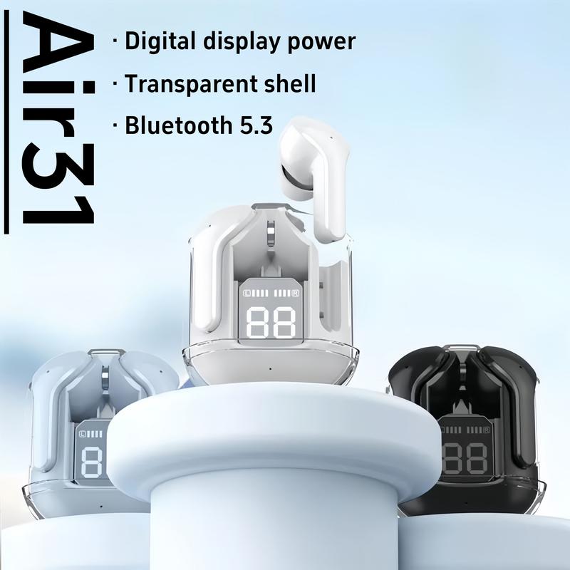 GUIXIA Air31 transparent wireless Bluetooth 5.3 earphones with - TikTok ...