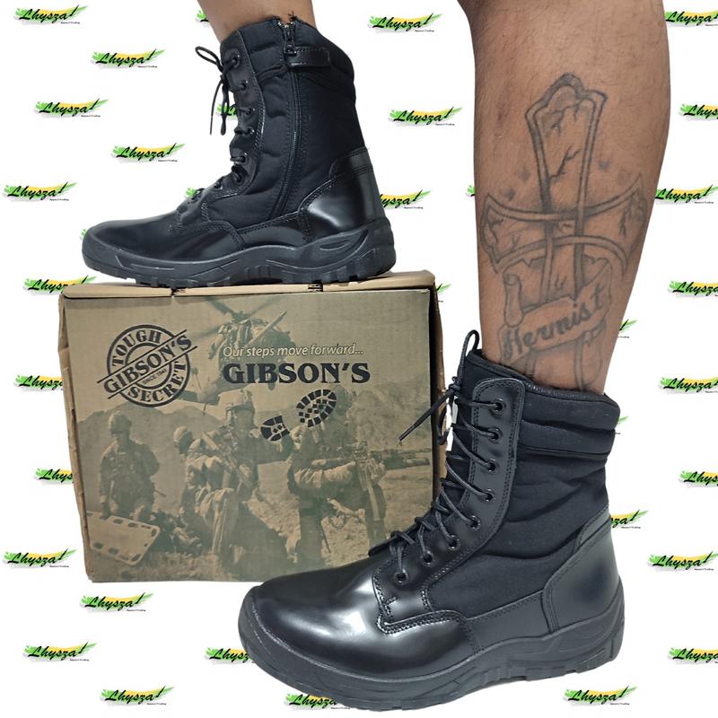 GIBSON 'S ASSAULT CANVASS COMBAT BOOTS (CORDURA)- UNISEX STEEL - TikTok ...