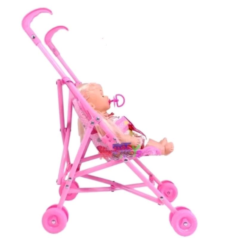 PROMO MAINAN STROLLER BAYI / DORONGAN BONEKA BAYI 553 A WARN - Shop ...