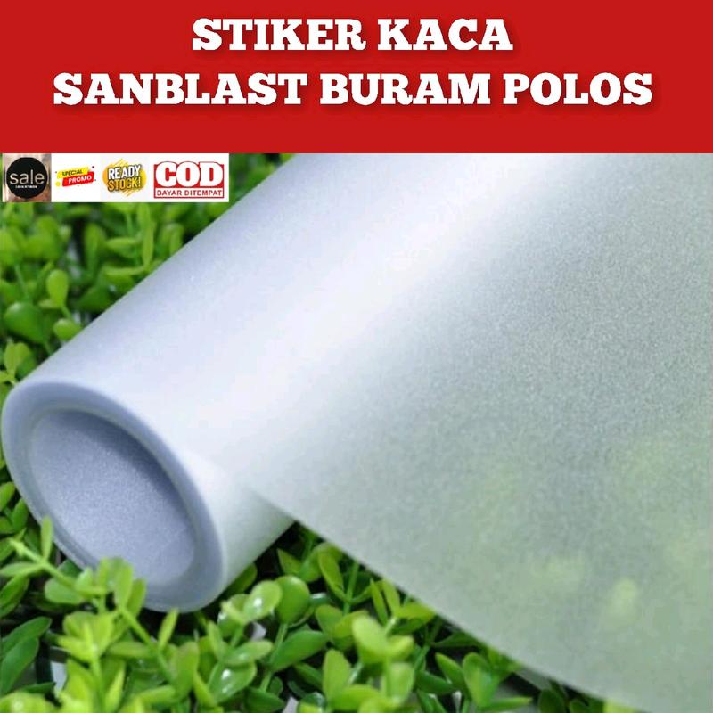 Stiker Kaca Sandblast Sticker Kaca Sunblast Polos Buram Untu - Shop ...