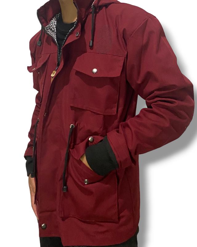 Jaket Parka Distro Pria Warna Maroon Casual Lengan Panjang Keren - Shop ...