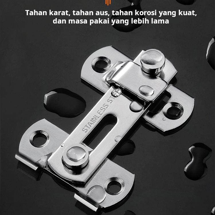 Baut pintu kait stainless steel kunci pintu rumah tangga tanpa - Shop ...