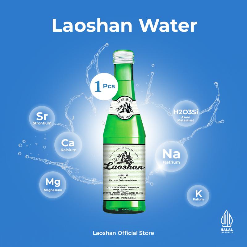 Laoshan Alkaline Sparkling Water 270ml - 1Pcs - Shop | Tokopedia