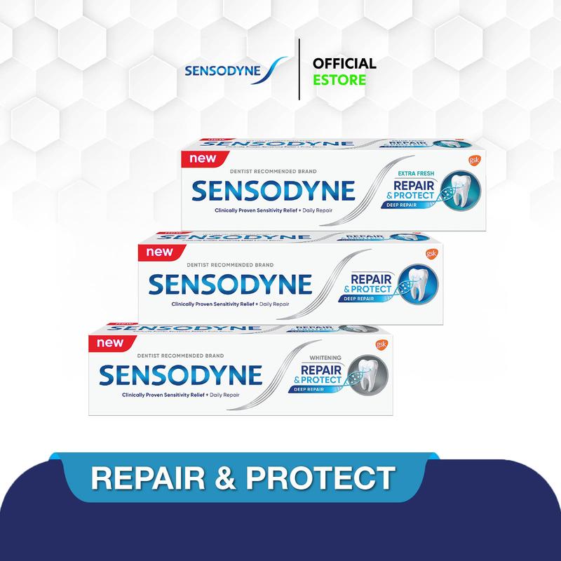 SENSODYNE Toothpaste, Repair and Protect, Deep Repair, Lasting - TikTok ...