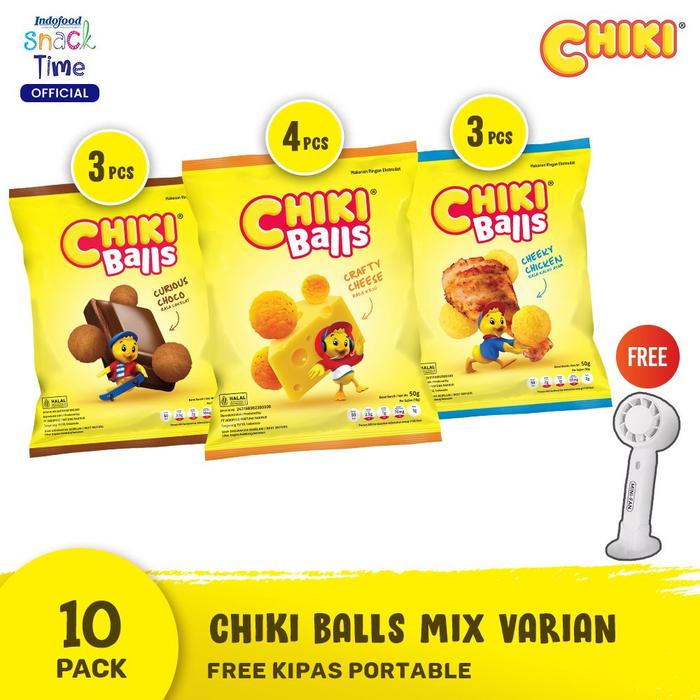 Promo Chiki Balls Mix Varian - Free Kipas Portable - Kota Tangerang ...