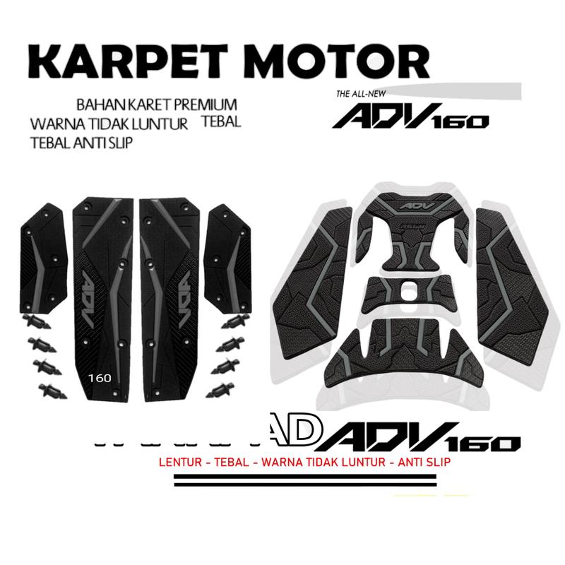 Aksesoris Motor Adv 160 Bahan Karet Premium Tank Pad Adv 160 - Shop ...