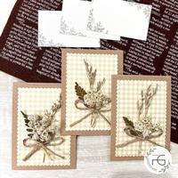 Jual Amplop Gift Kraft Floral Free Card 8x11cm by fgpaper - Kota ...